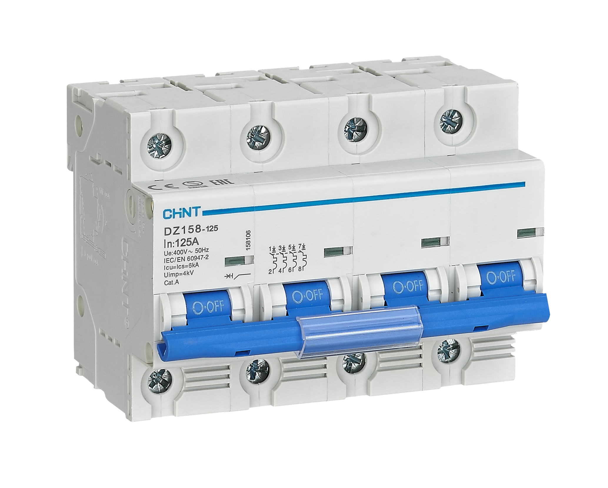 DZ158 Moulded Case Circuit Breaker Datasheet & Manual | CHINT global