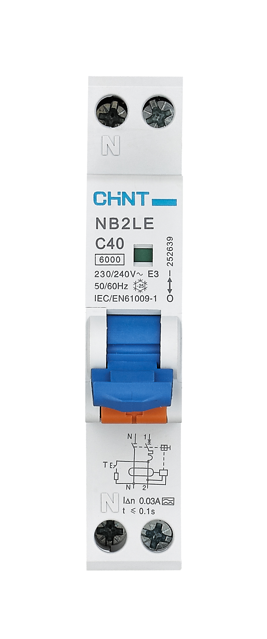 NB2LE Residual Current Operated Circuit Breaker Datasheet & Manual ...