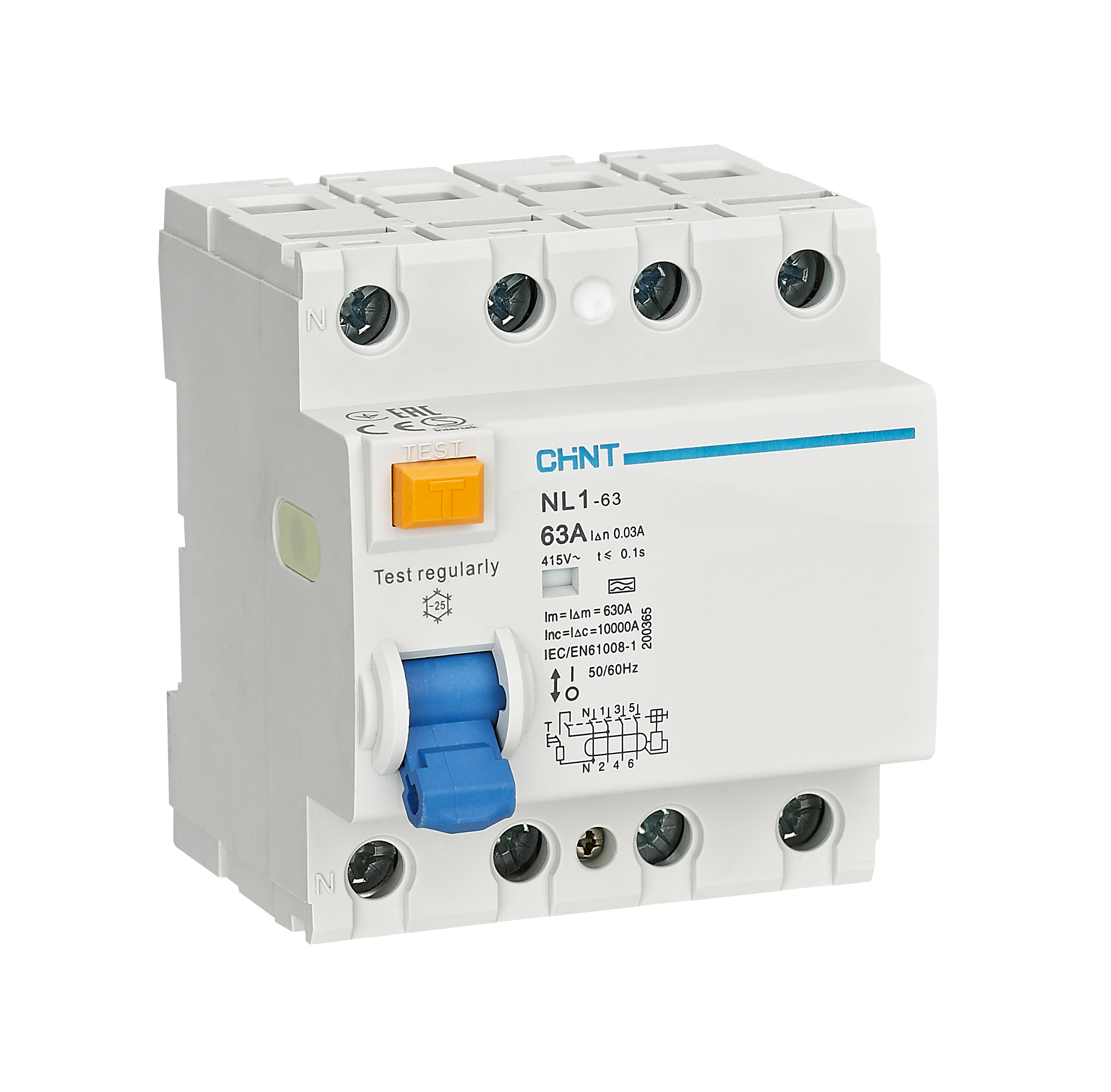 NL1 Residual Current Operated Circuit Breaker without over-current ...
