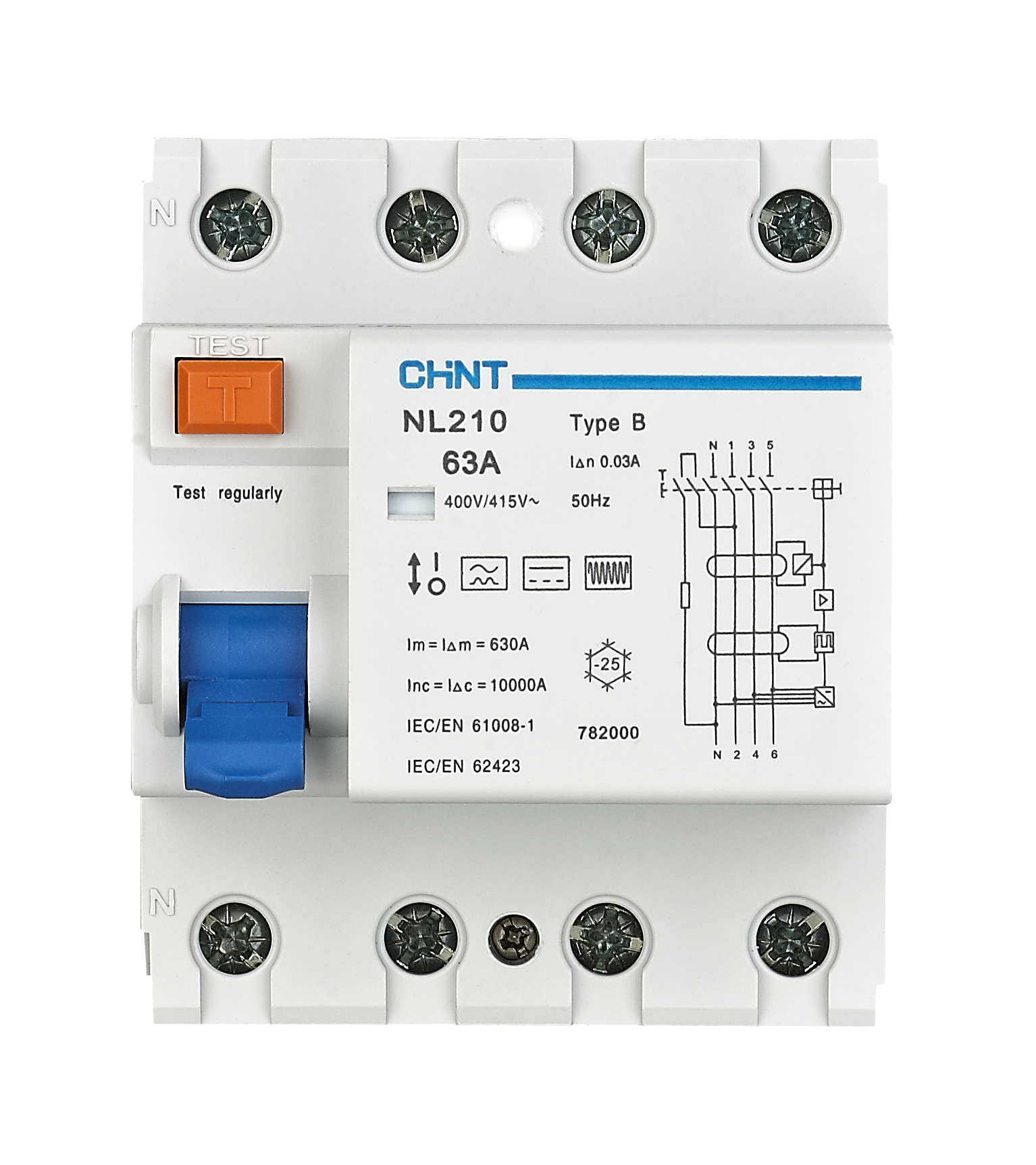 NL210 Residual Current Operated Circuit Breaker without over-current ...