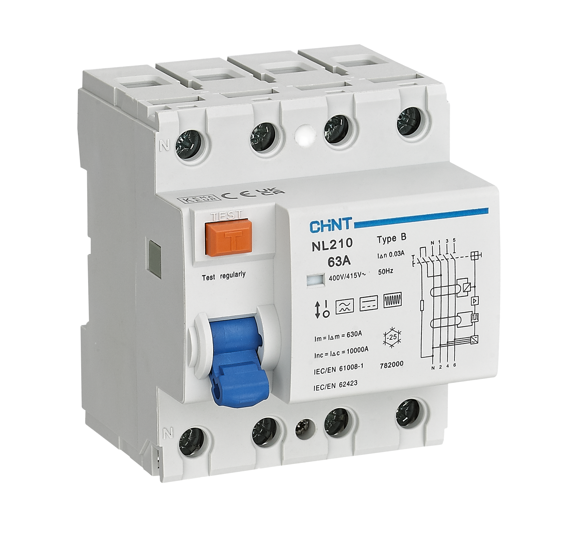 NL210 Residual Current Operated Circuit Breaker without over-current ...
