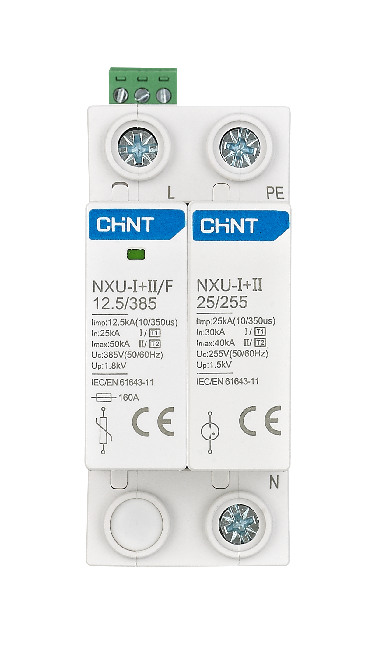 NXU-I+II Low-Voltage Surge Protective Device Datasheet & Manual | CHINT ...