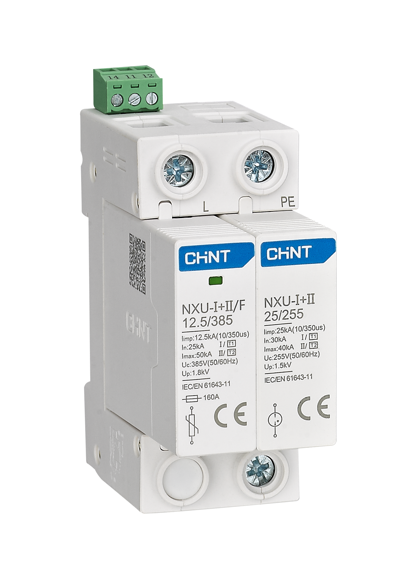 NXU-I+II Low-Voltage Surge Protective Device Datasheet & Manual | CHINT ...