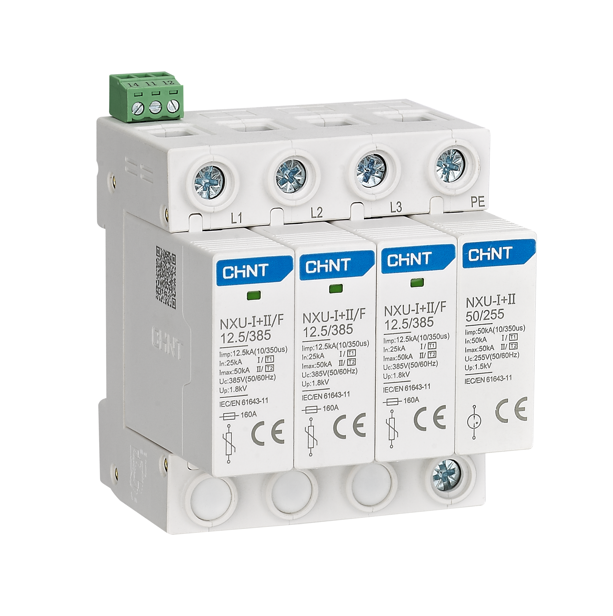 NXU-I+II Low-Voltage Surge Protective Device Datasheet & Manual | CHINT ...
