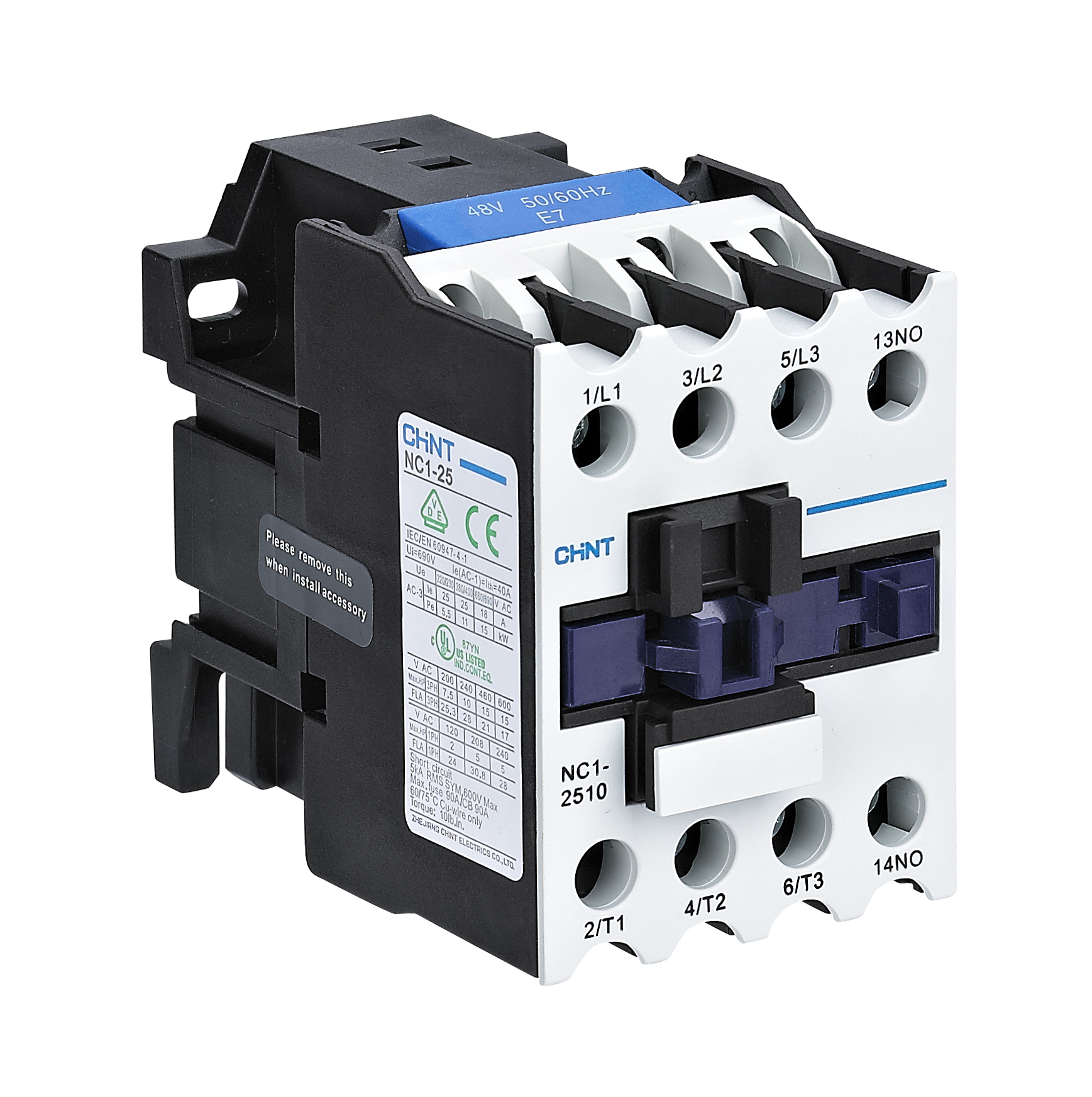 NC1 AC Contactor Datasheet & Manual | CHINT global