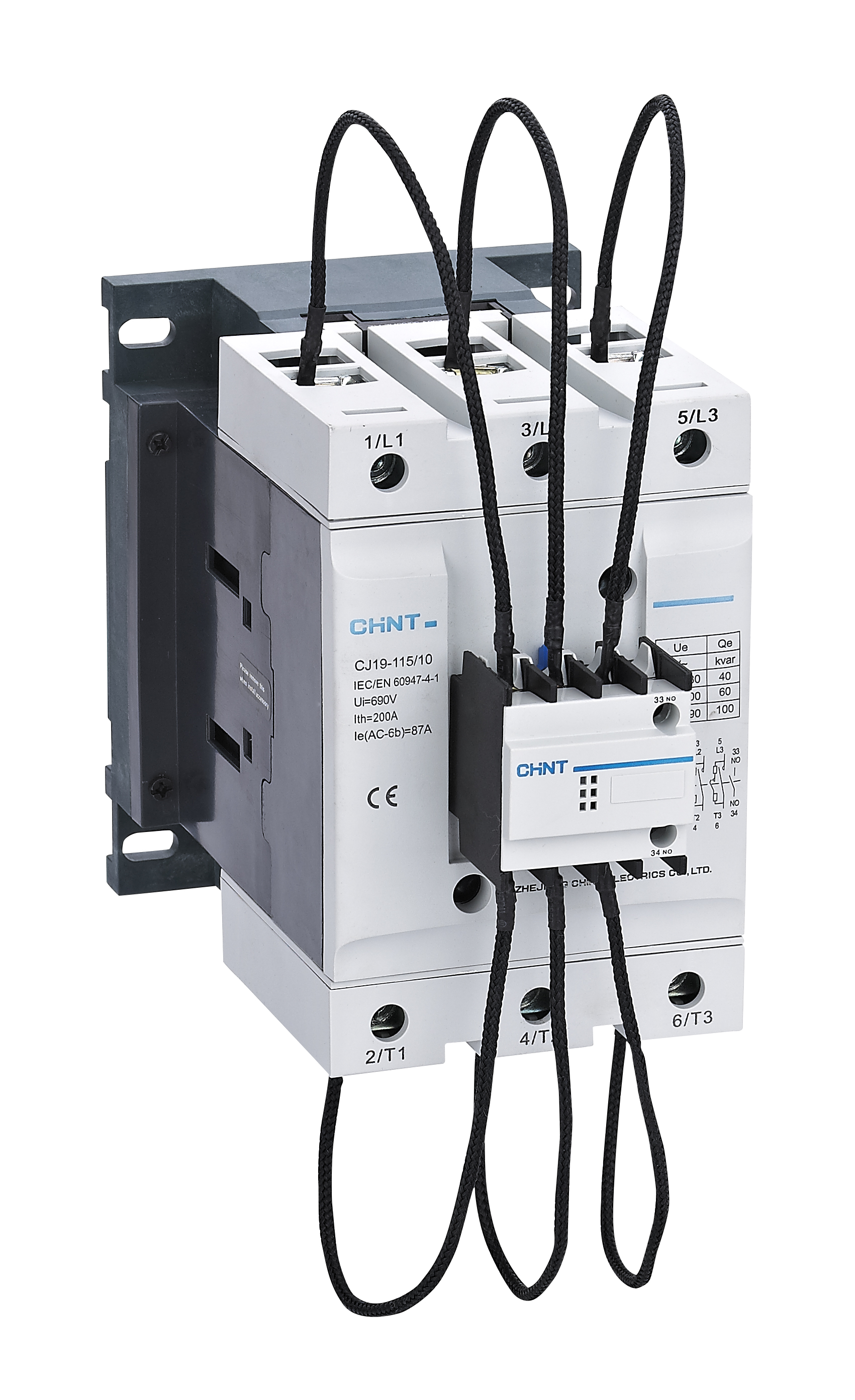 CJ19 Contactors for Capacitor Switching Datasheet & Manual | CHINT global