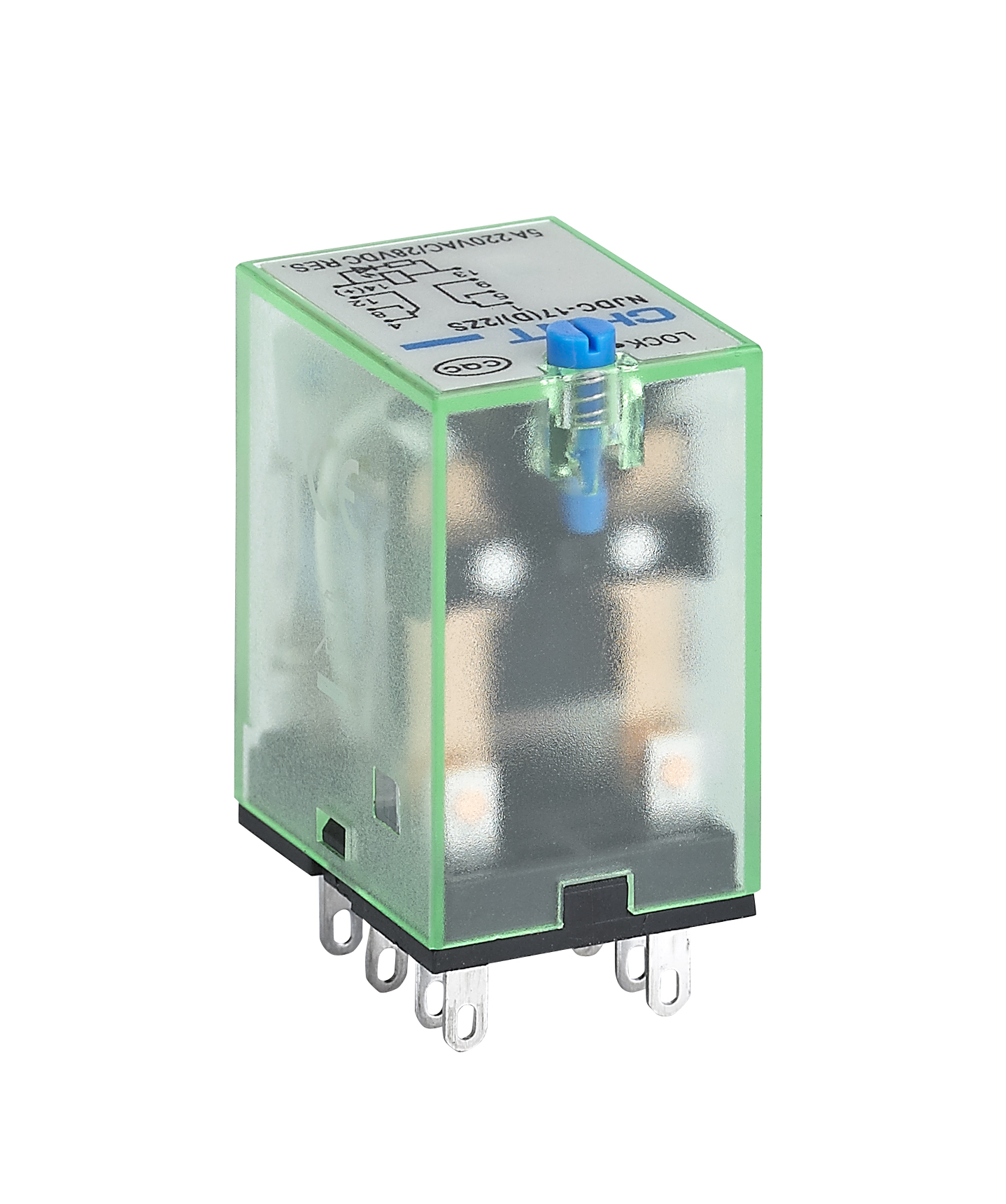 NJDC-17 Small Electromagnetic Relay with Test Button Datasheet & Manual ...