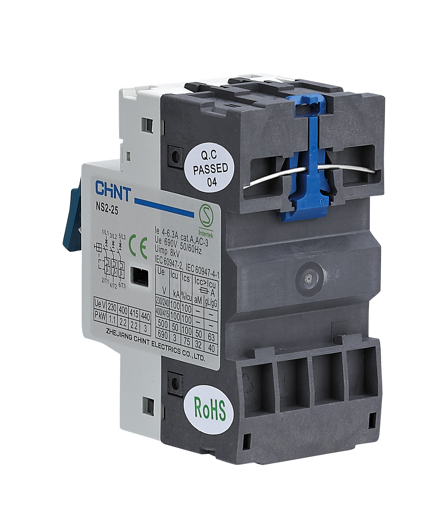 NS2 Motor Starter Datasheet & Manual | CHINT global