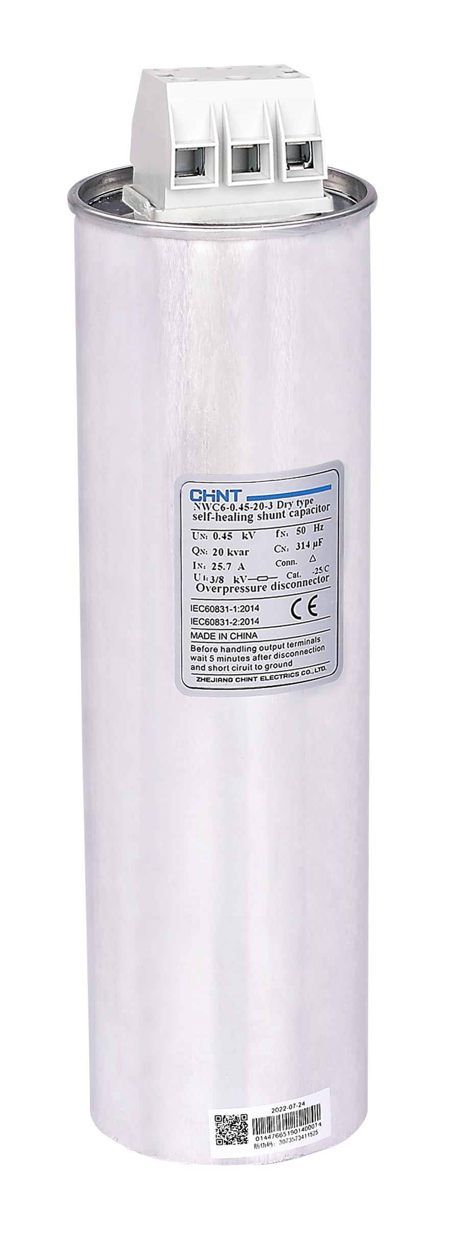 NWC6 Dry Low-Voltage Shunt Capacitor Datasheet & Manual | CHINT Singapore