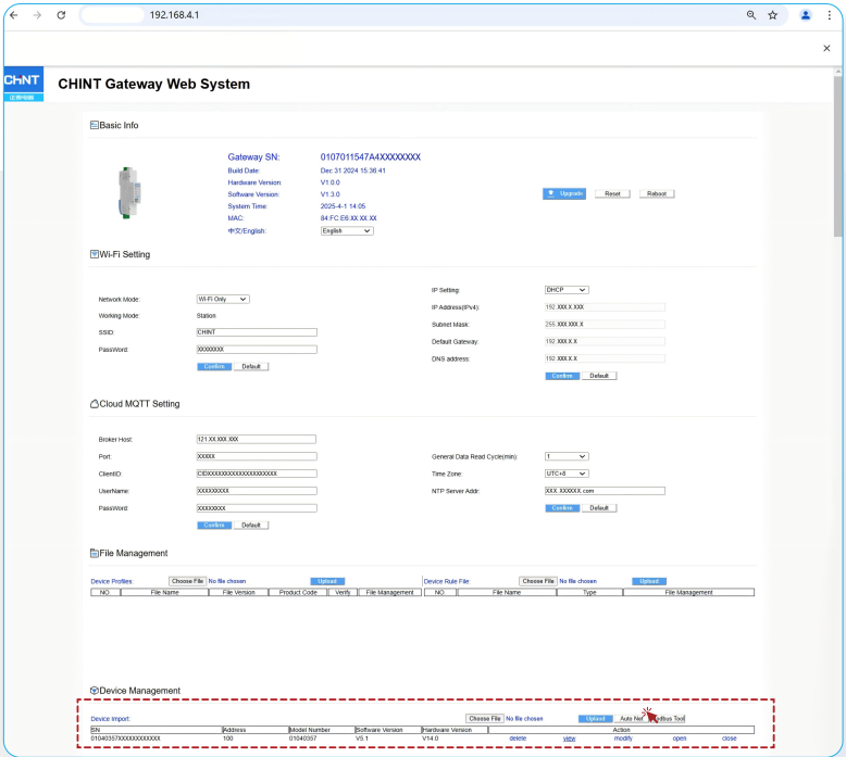 Configuration Guide: Setting Up the CHINT SMG-WSR and SMG-ESR Open ...