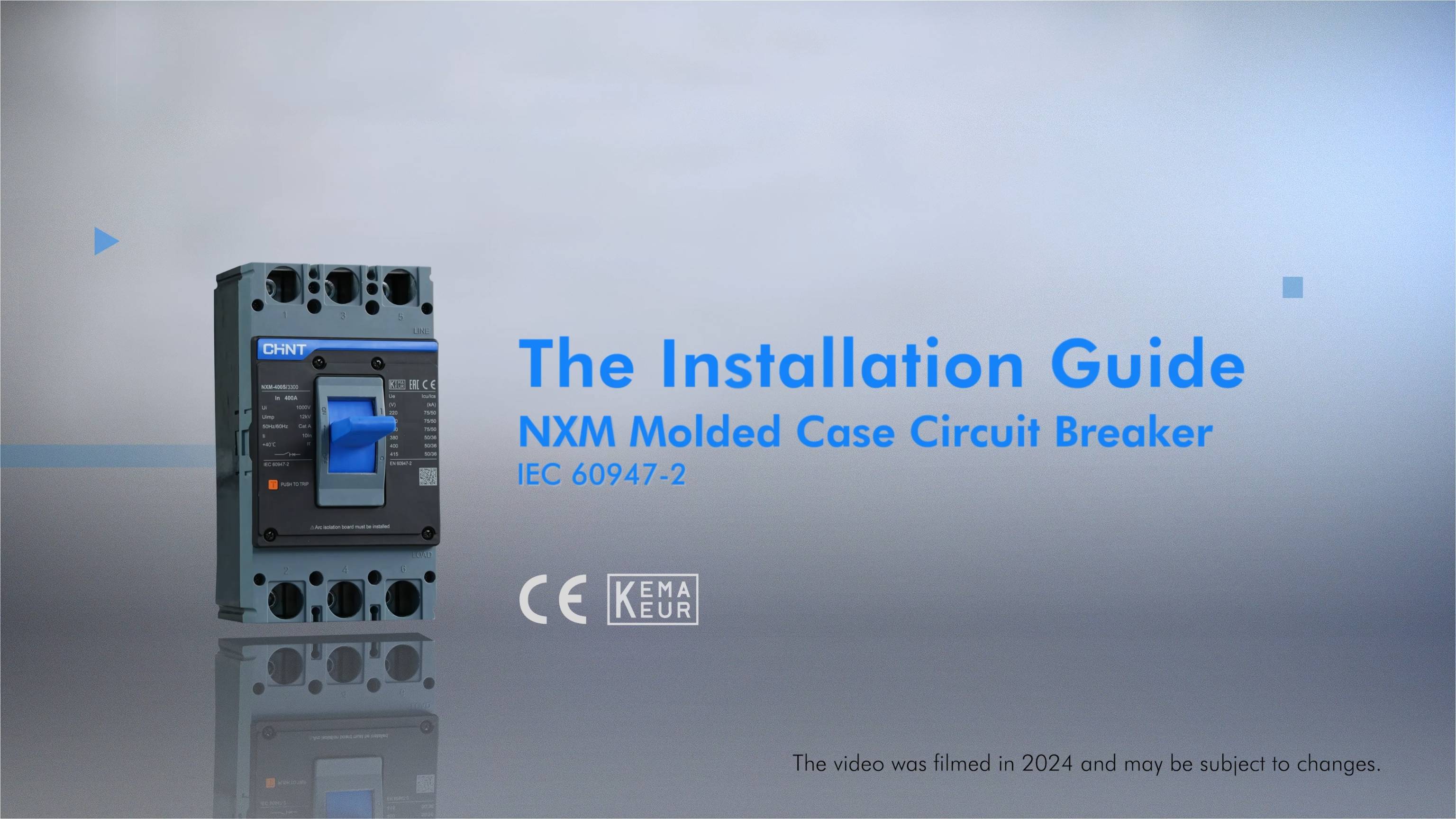 NXM Molded Case Circuit Breaker Installation Guide