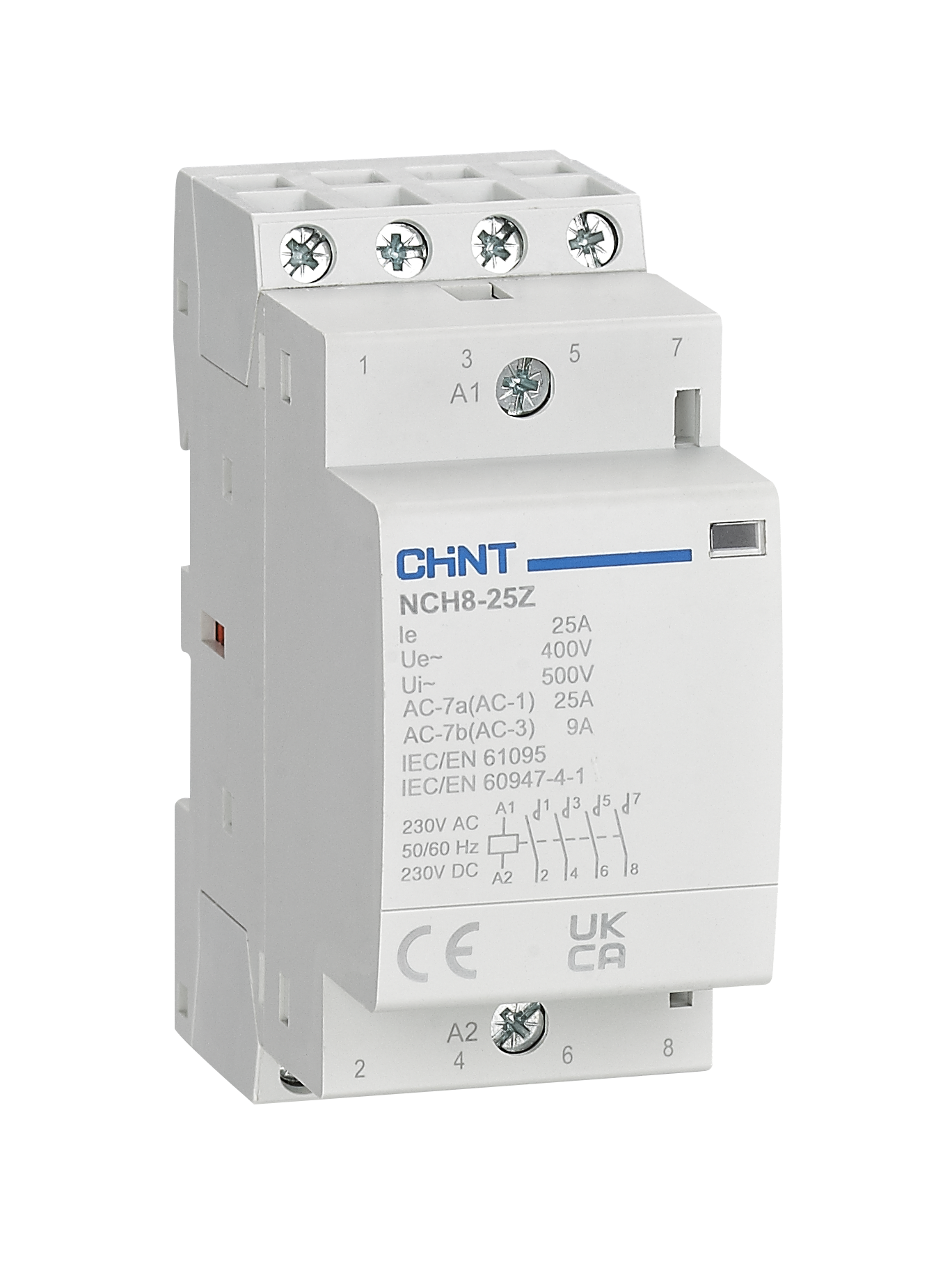Cómo instalar el contactor modular NCH8