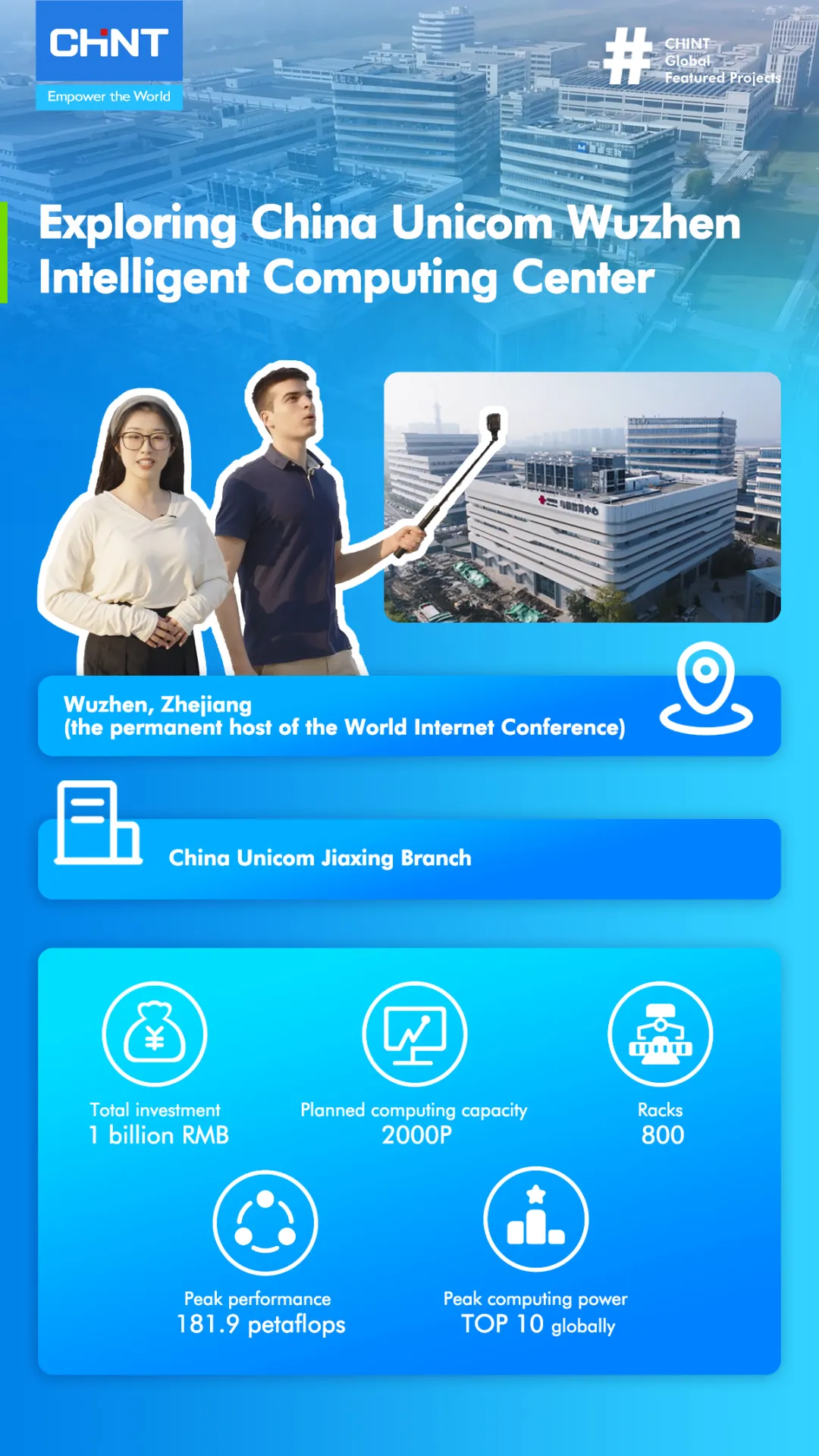 CHINT Supports China Unicom Data Center in Wuzhen②