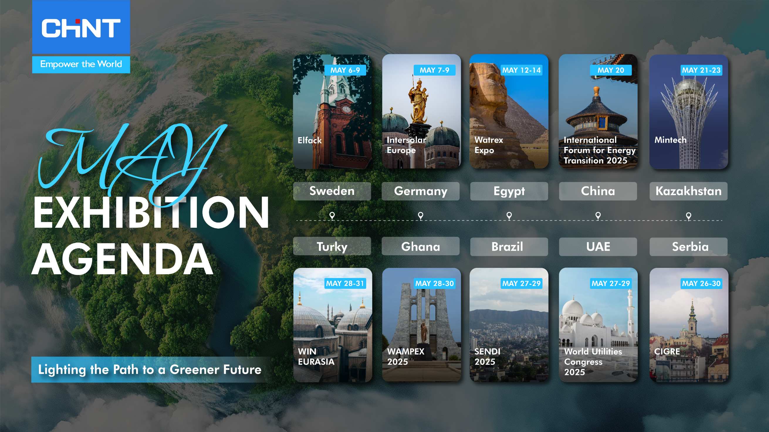 Global MAY EXHIBITION agenda POSTER