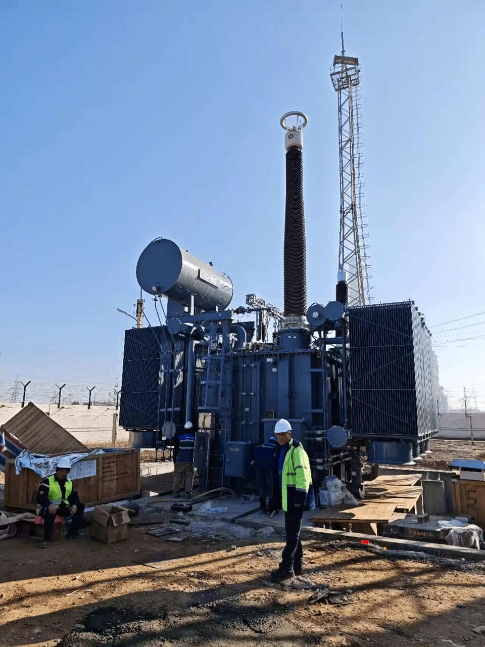 500kV 167MVA Auto Transformer for 1700 MW Talimarjan TPP, Uzbekistan ...